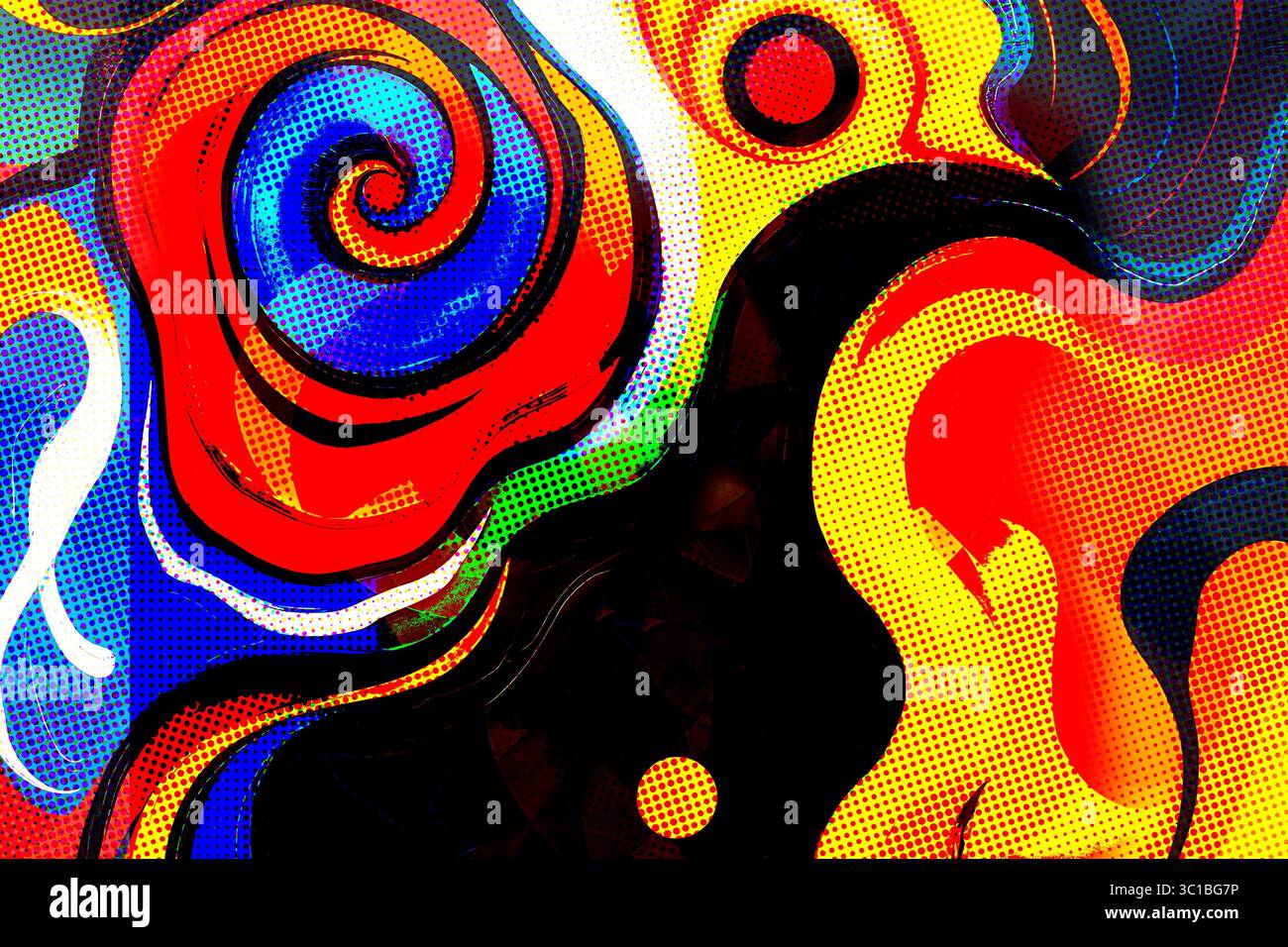 Abstract flowing designed horizontal hi-res stock photography and ...