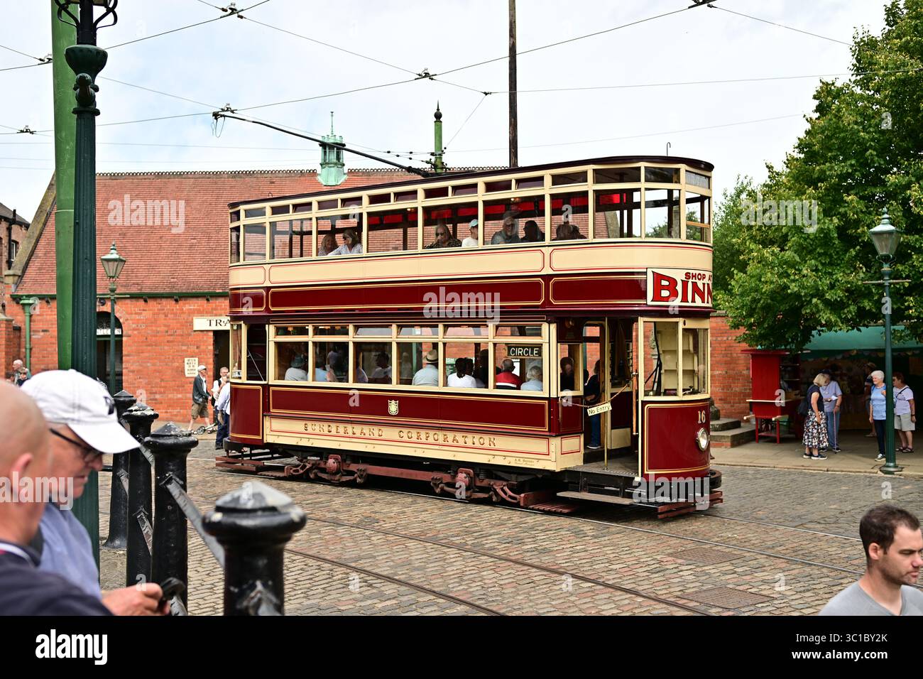 Classic British tram streetcar Stock Photo - Alamy