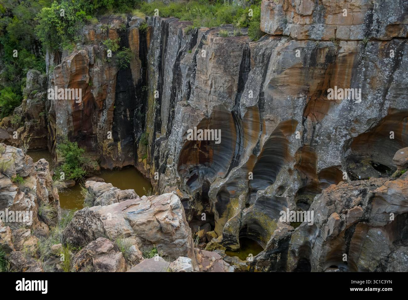 Bourke's Luck Potholes in Graskop, Mpumalanga - geological attraction ...