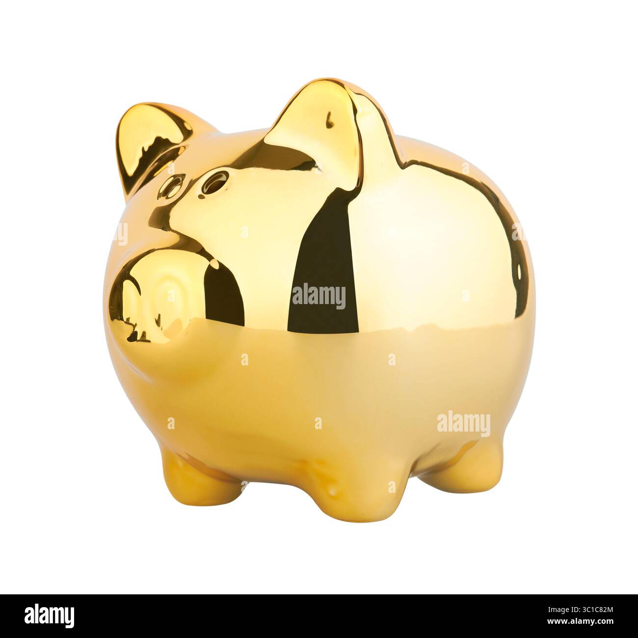 Golden pig money box hi-res stock photography and images - Alamy