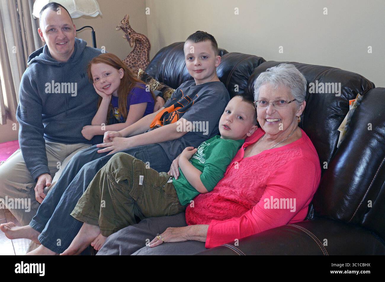 March 24, 2014 - U.S. - (Troy Hokanson, eight-year-old Katherine, 11 ...