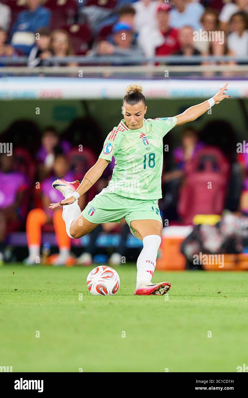 Genf, Deutschland. 22nd July, 2025. Arianna Caruso (18; Italien) mit ...