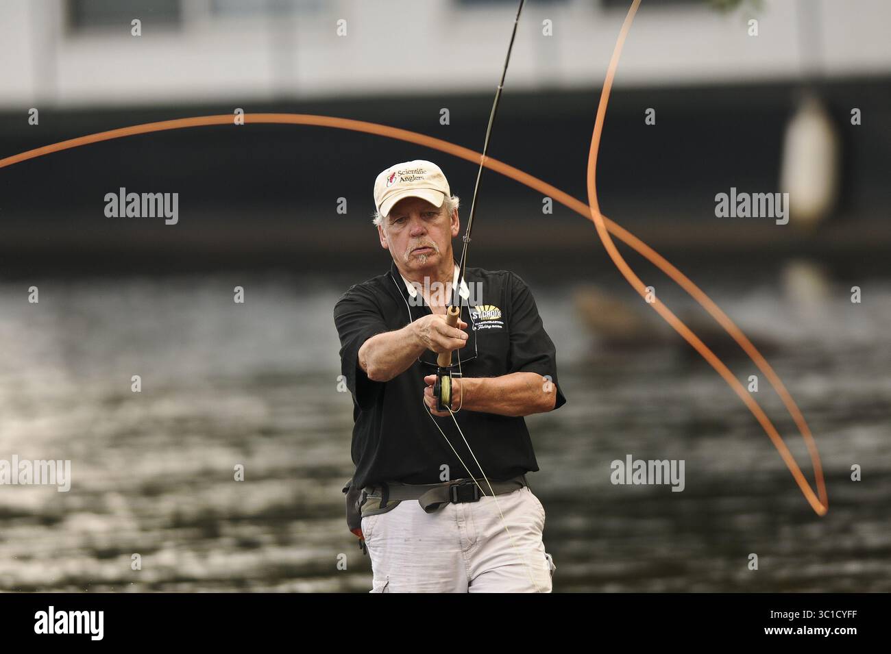 Using a spey rod hi-res stock photography and images - Alamy