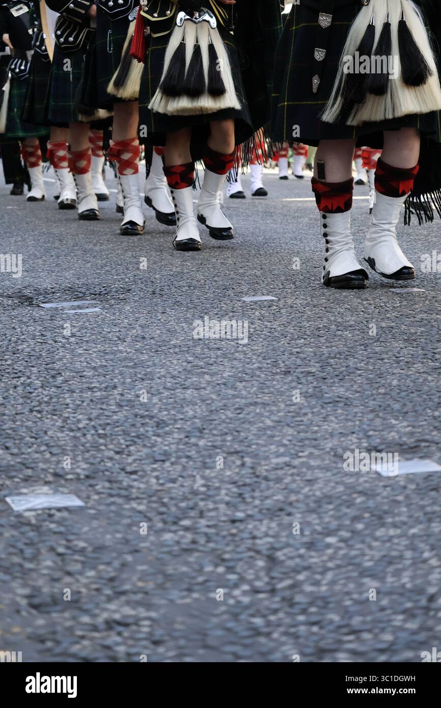 Aberdeen, Scotland 28th June 2025 Armed Forces Day: Marching Legs in ...