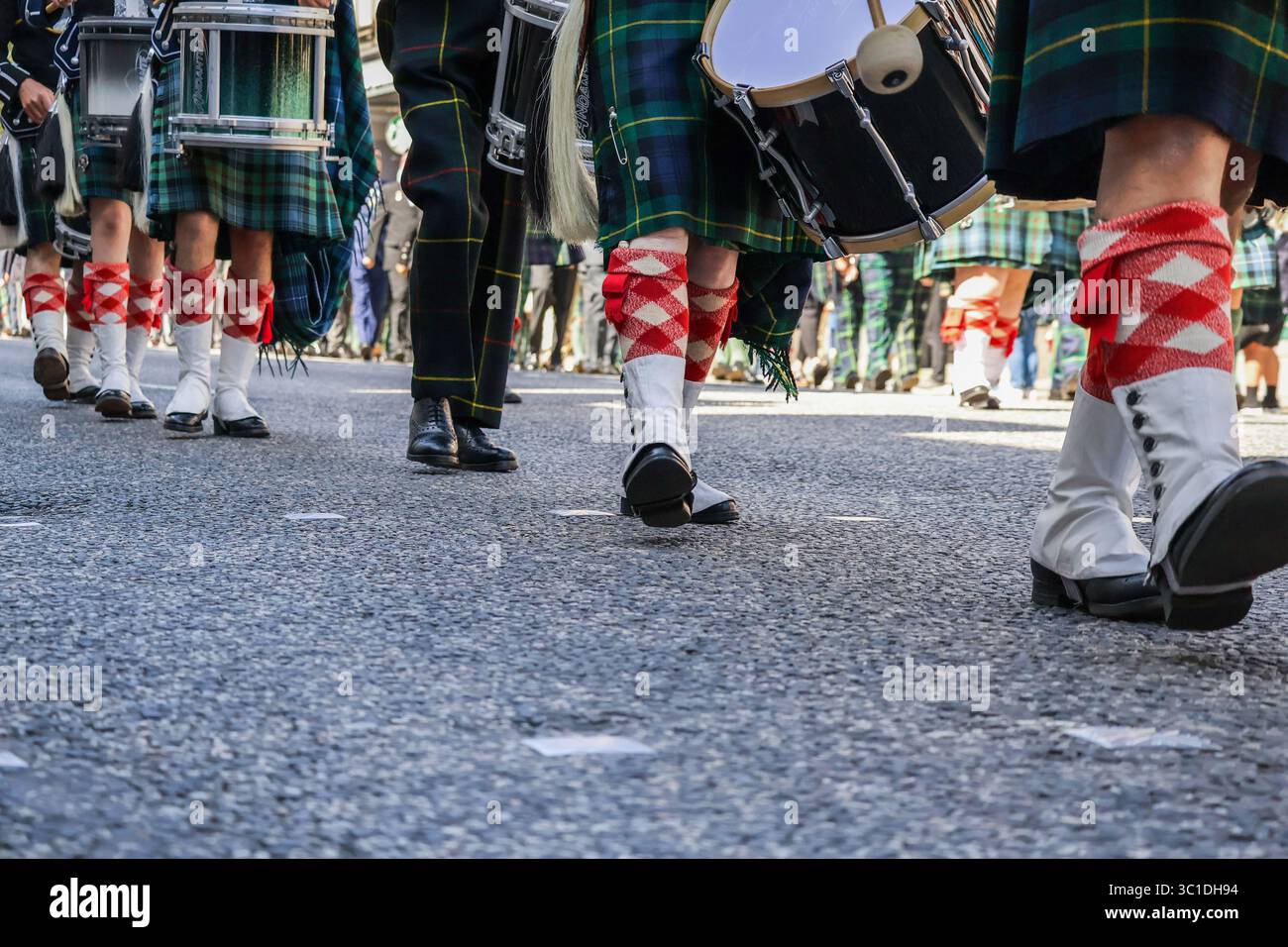 Aberdeen, Scotland 28th June 2025 Armed Forces Day: Marching Legs in ...