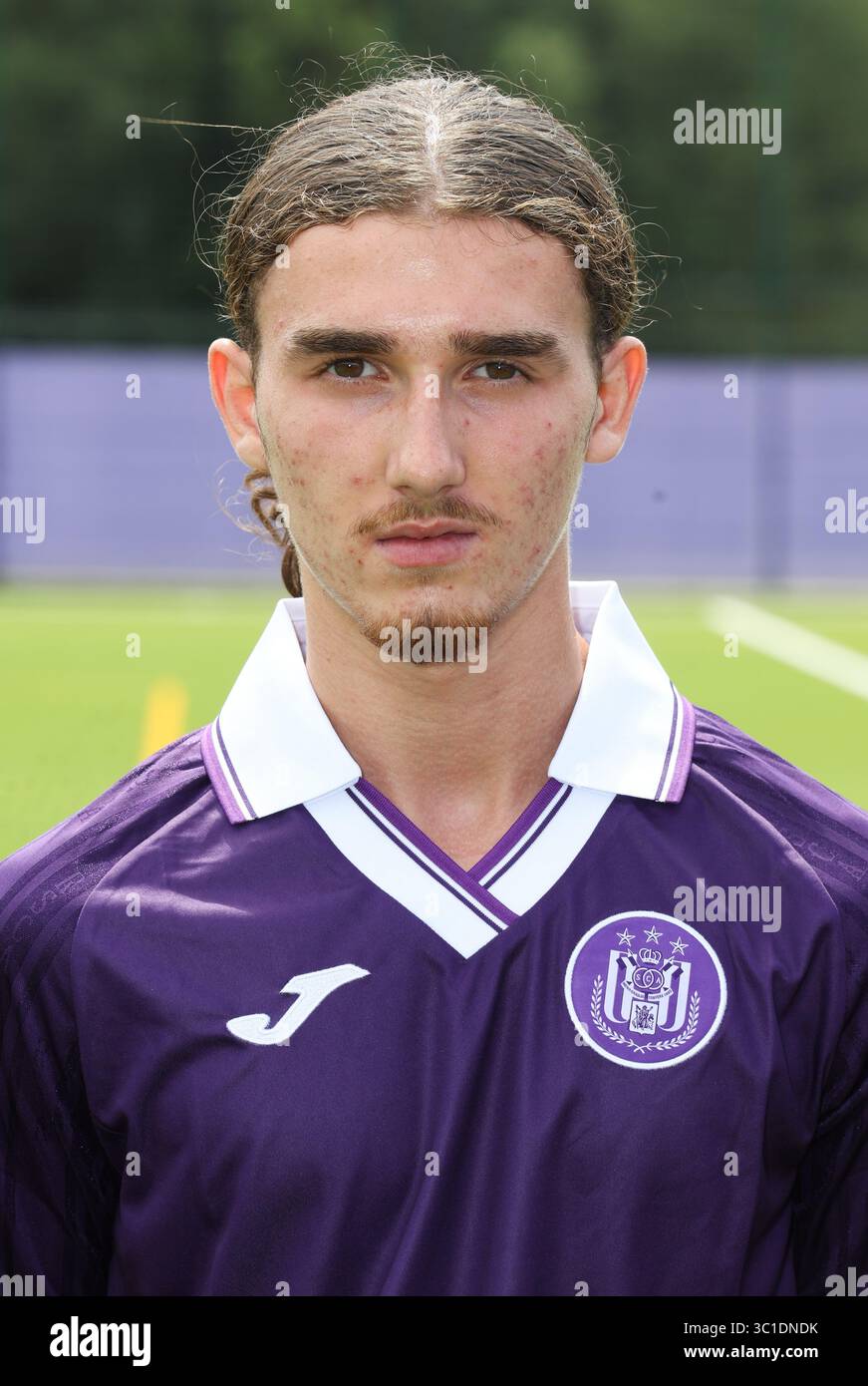 RSCA Futures' Amine Mahroug poses for a portrait picture at the 2025 ...