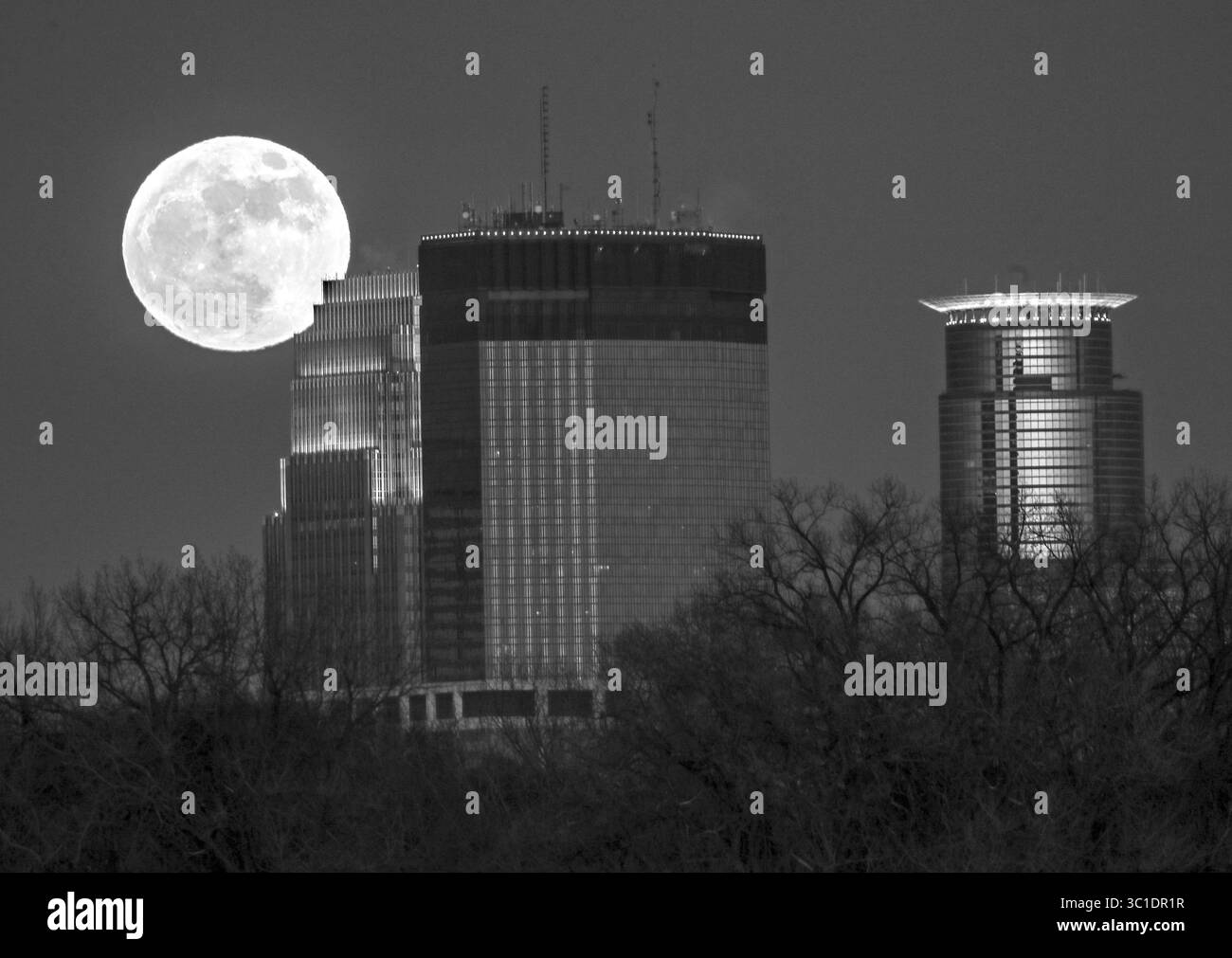 Supermoons Black and White Stock Photos & Images - Alamy