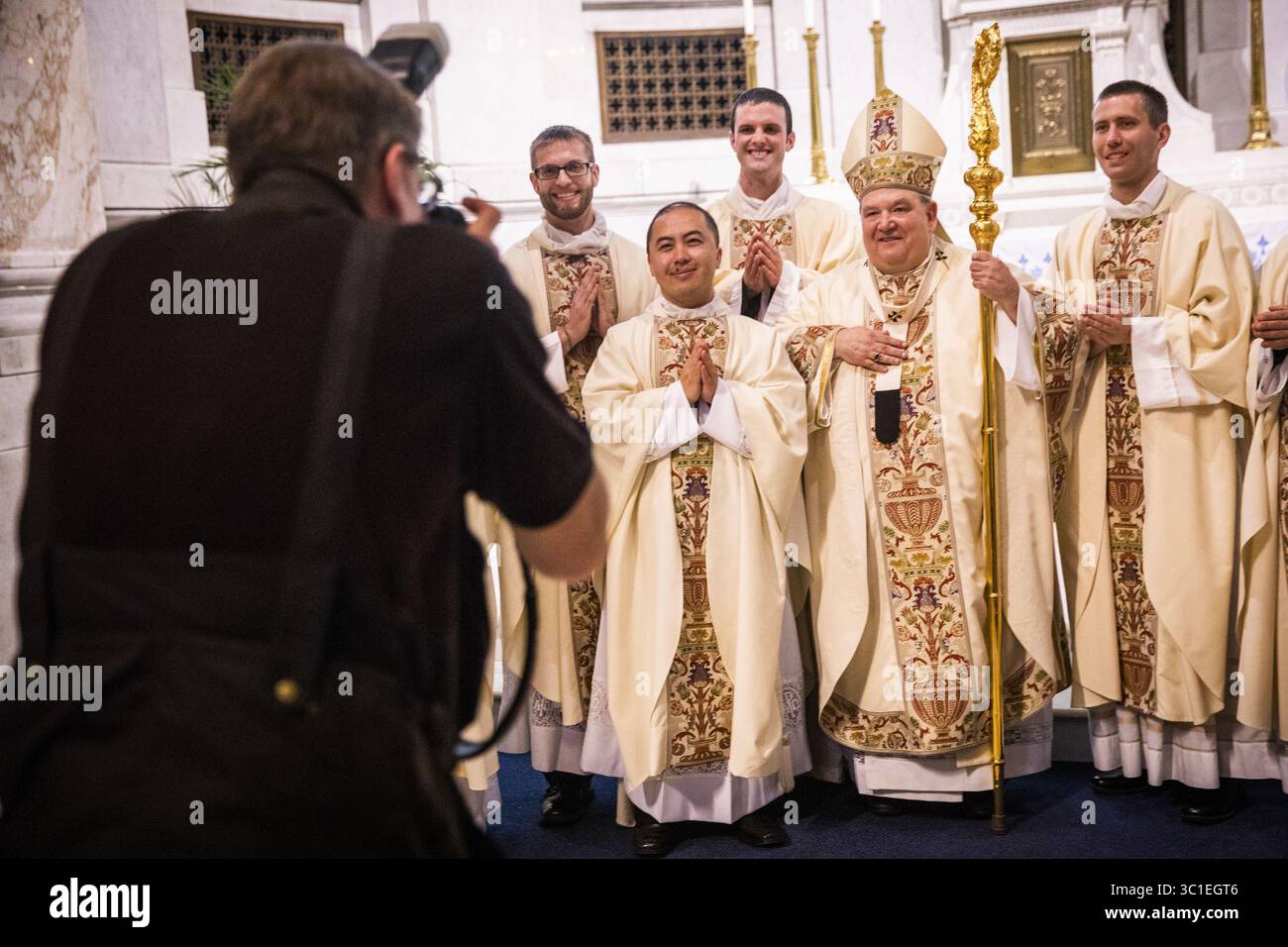 May 26, 2018 - St. Paul, MN, U.S.A - Archbishop Bernard Hebda, second ...