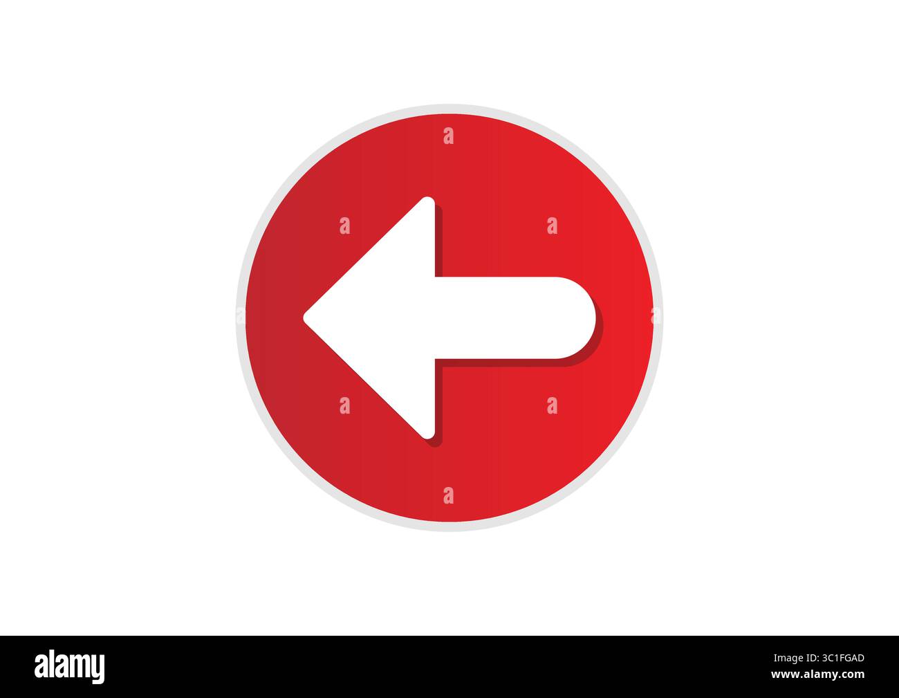 Bold red arrow in Cut Out Stock Images & Pictures - Alamy