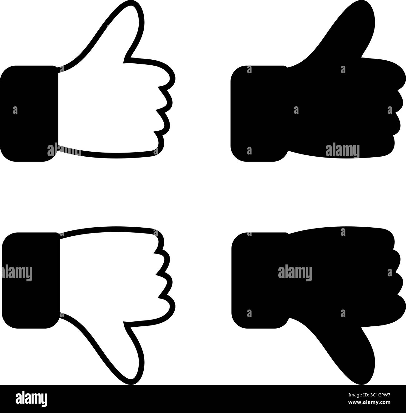 Icon set symbols like Stock Vector Images - Alamy