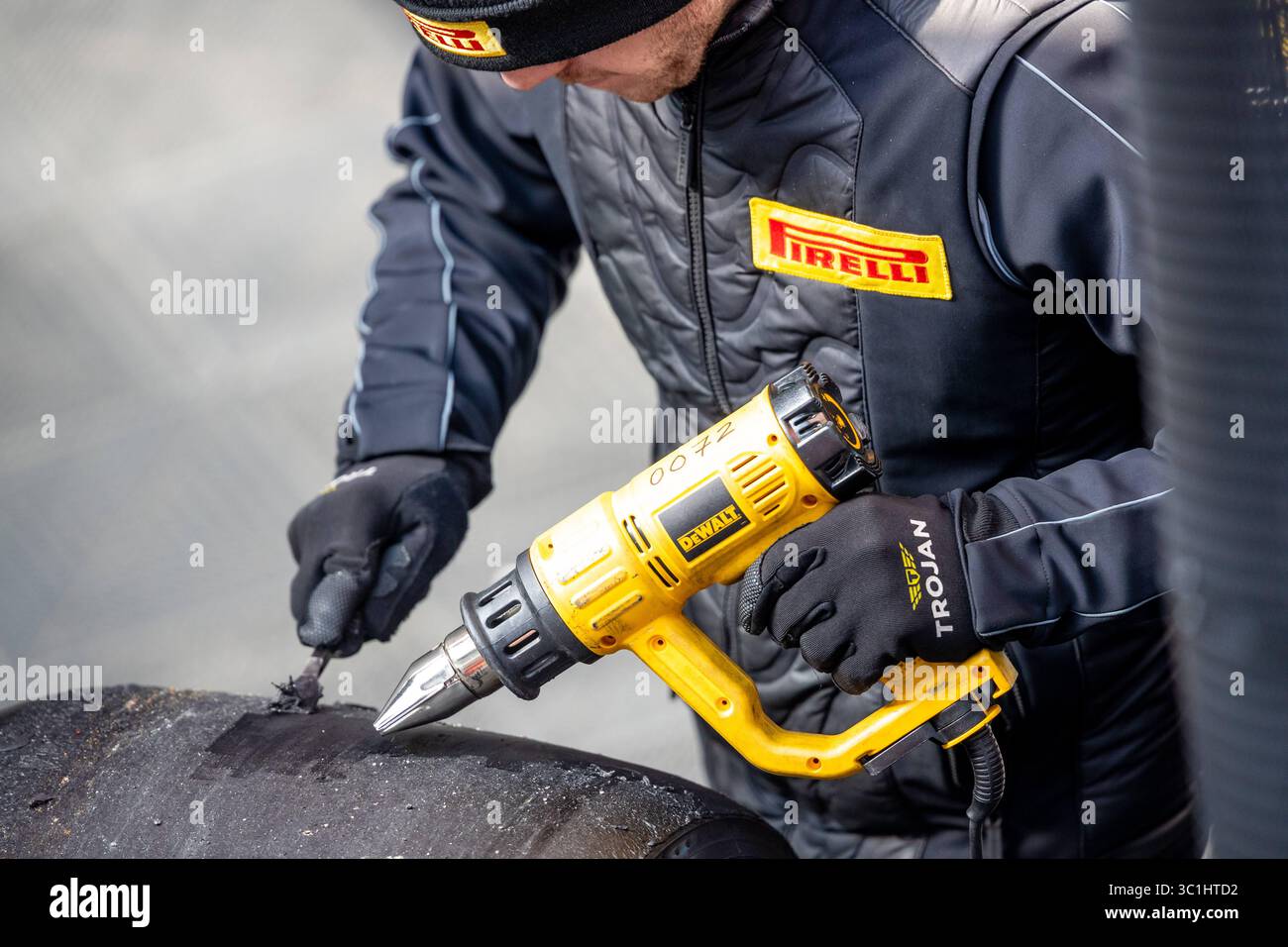F1 tire test hi-res stock photography and images - Alamy