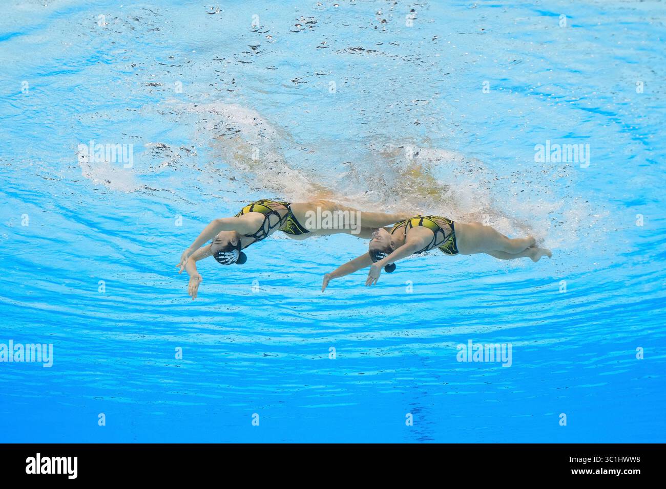 Audrey Lamothe and Ximena Ortiz Montano of Canada compete in the women ...