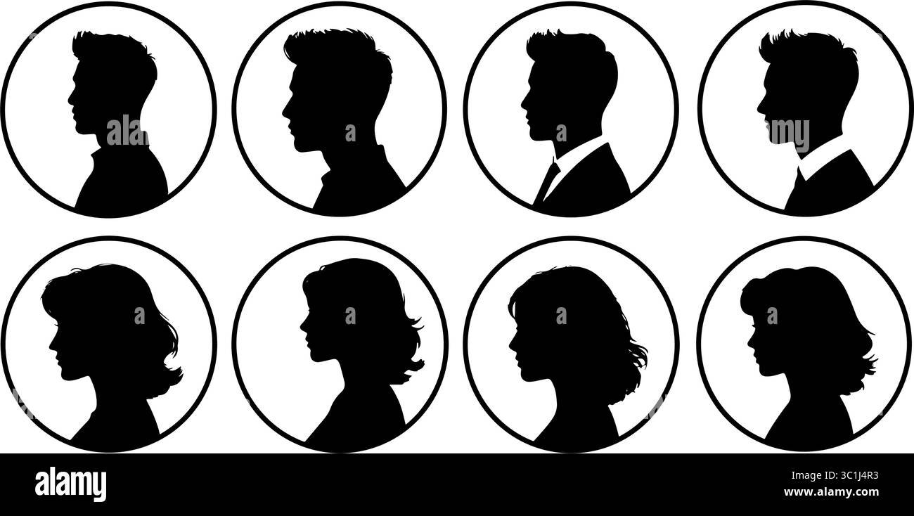 User profile icon black Cut Out Stock Images & Pictures - Alamy