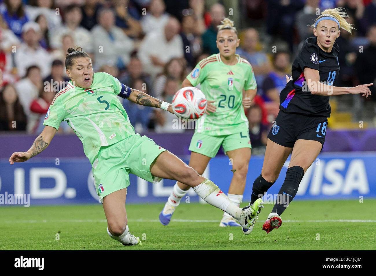 Lancy, Switzerland. 23rd July, 2025. Chloe Kelly (18 England) during ...