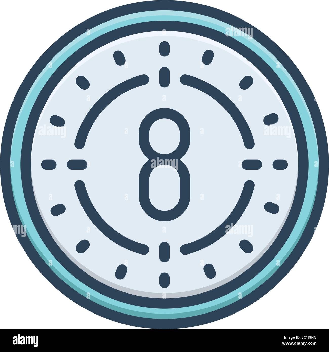 Numeric timer Stock Vector Images - Alamy