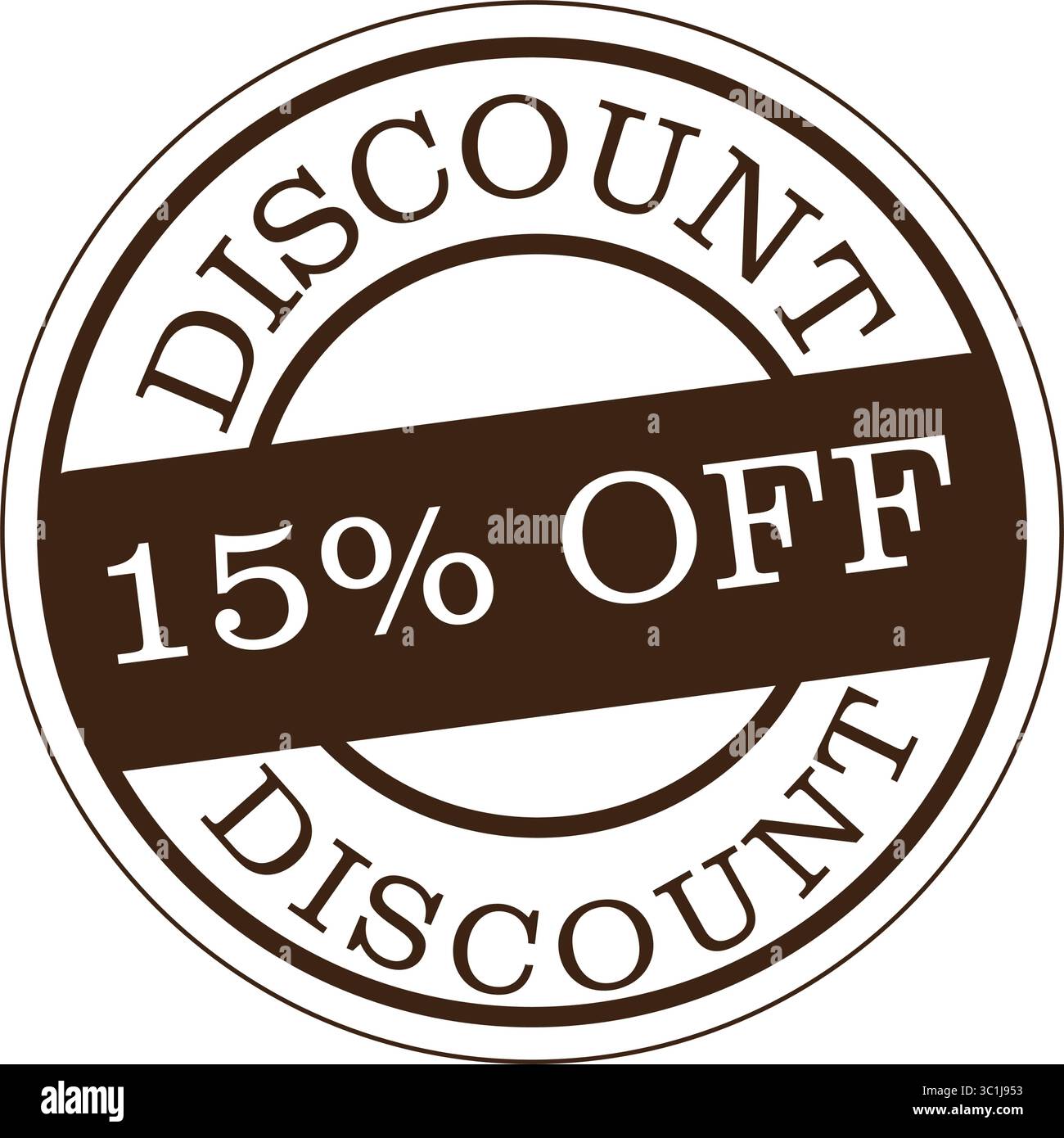 Discount stamp sign round Stock Vector Images - Alamy