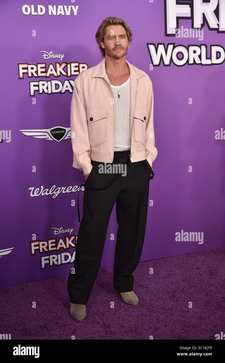 Chad Michael Murray arrives at the premiere of "Freakier Friday" on ...