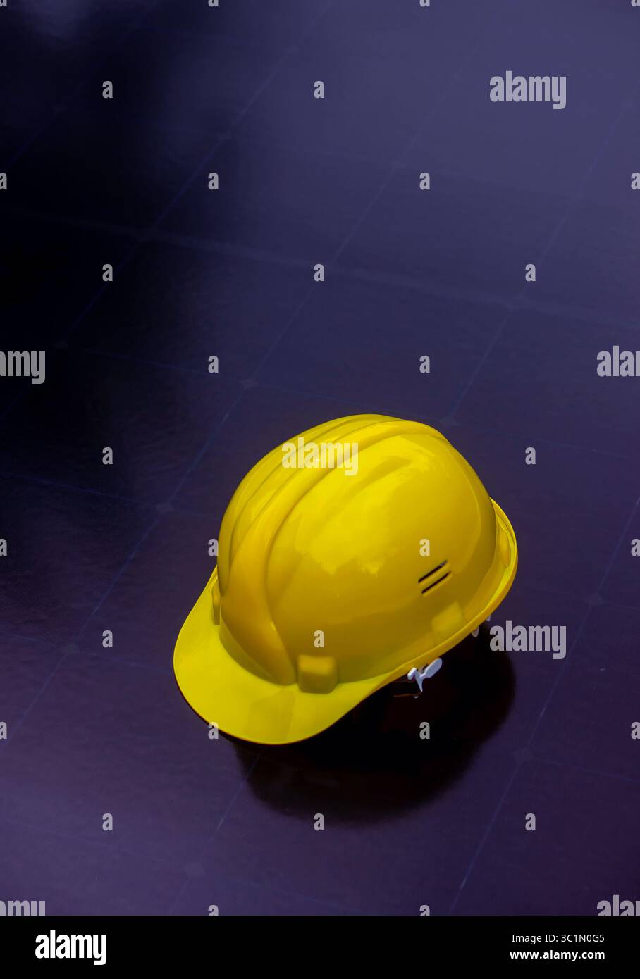 Solar Installation Tools and Safety Equipment on Solar Panel Surface ...