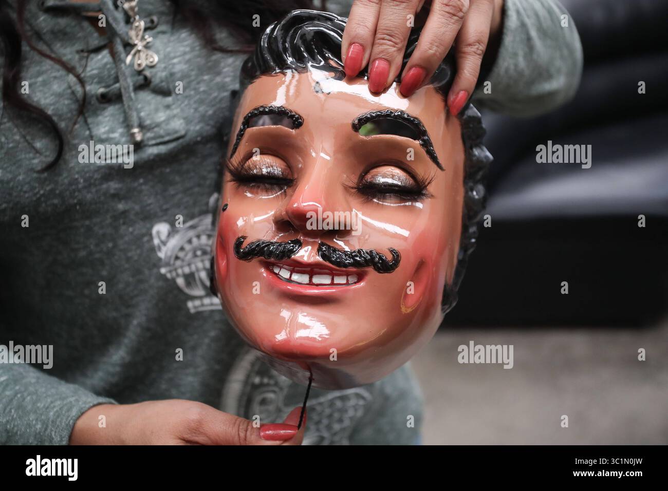 Production Of Wooden Masks For Traditional Festivals Artisan Elsa ...