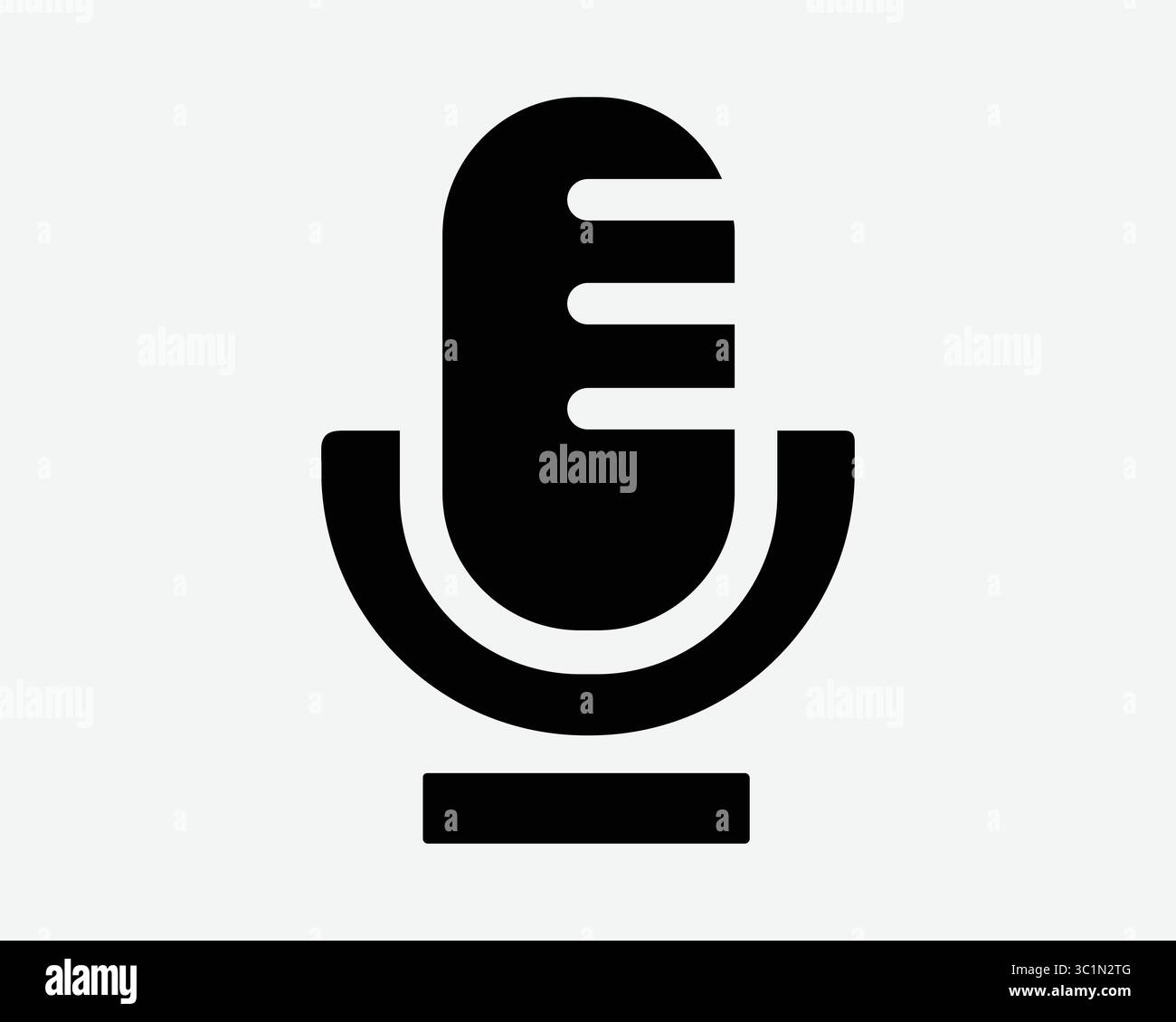 Podcast talk show mike Stock Vector Images - Alamy