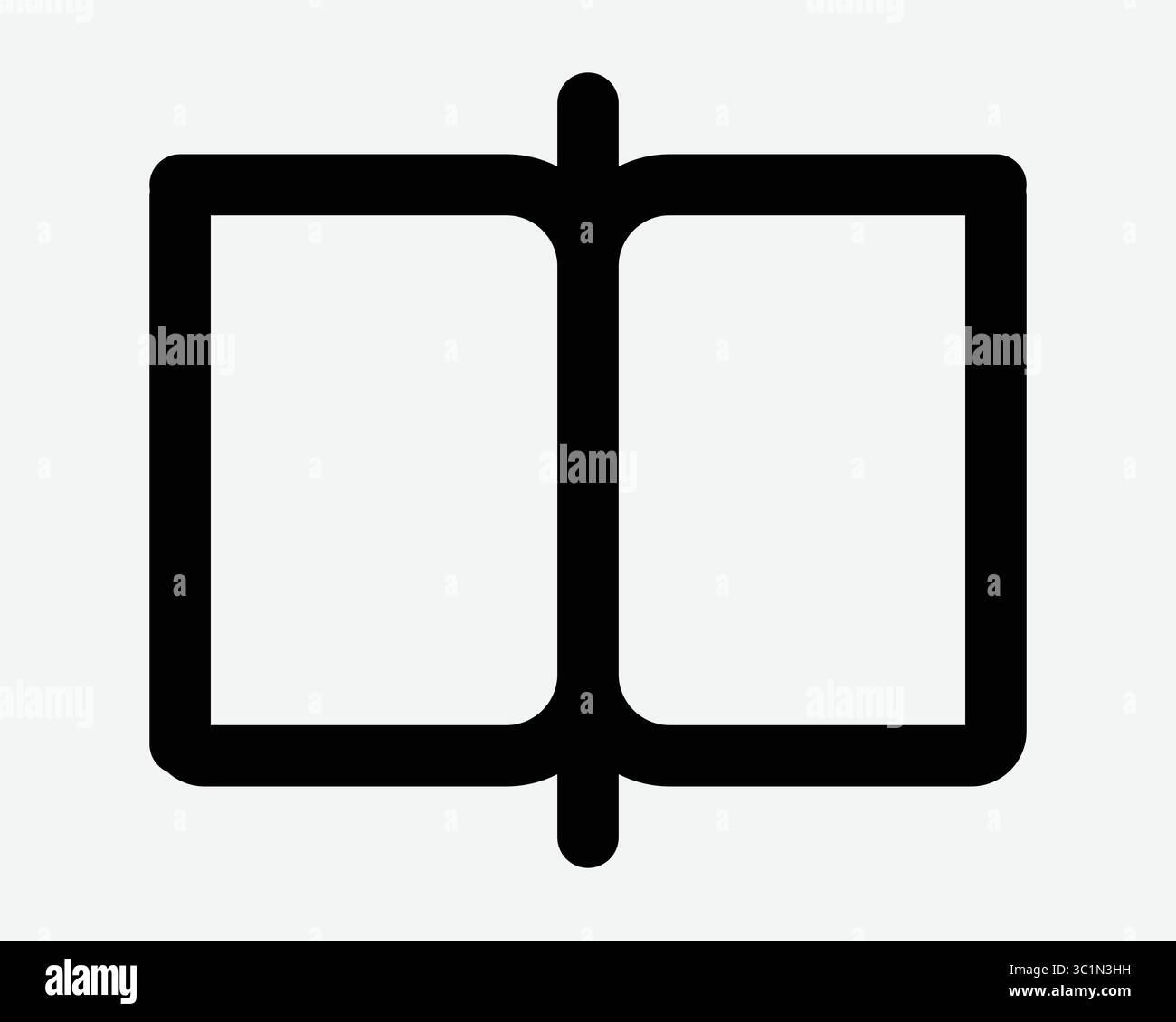 Open booklet blank pages Stock Vector Images - Alamy