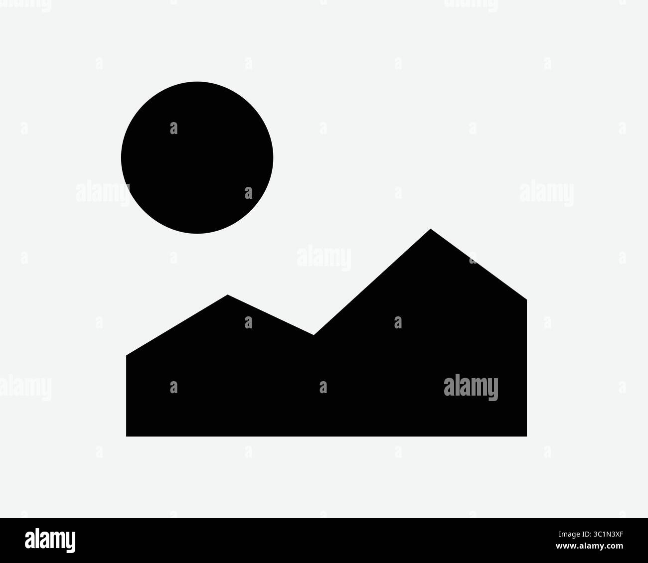 Black and white sunrise sunset symbol Black and White Stock Photos ...