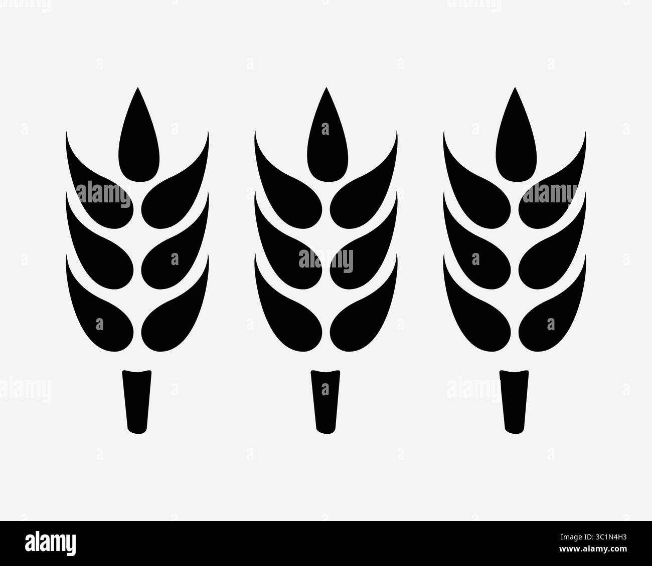 Harvest symbol graphic Black and White Stock Photos & Images - Alamy