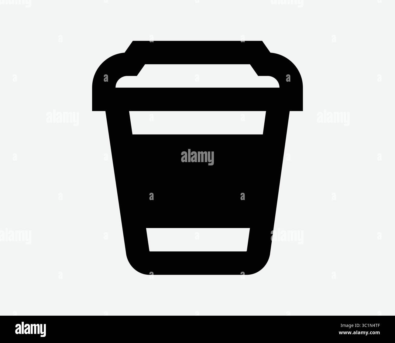 Paper coffee cup lid Stock Vector Images - Alamy