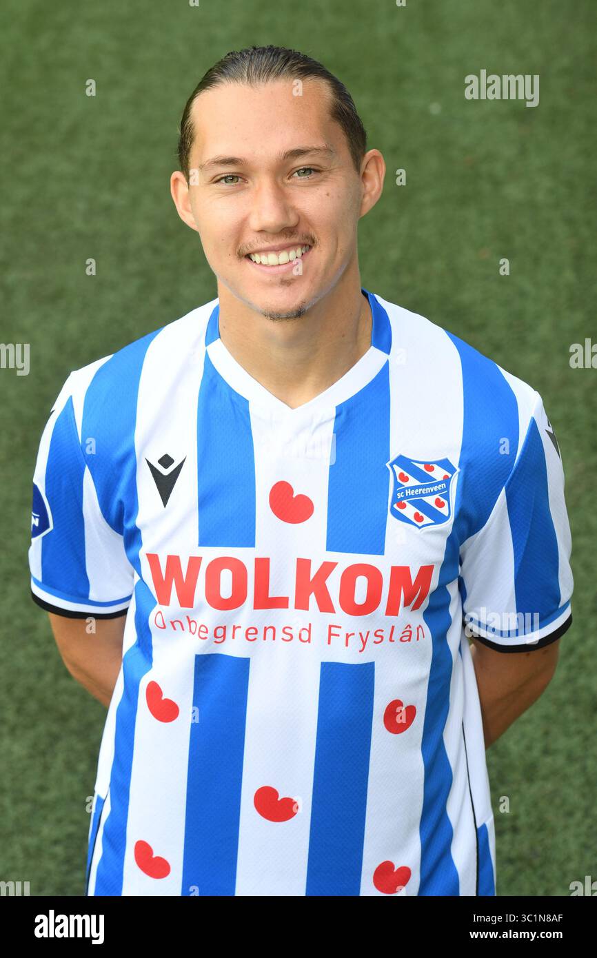 HEERENVEEN, NETHERLANDS - JULY 22: Maxence Rivera during a Photocall of ...