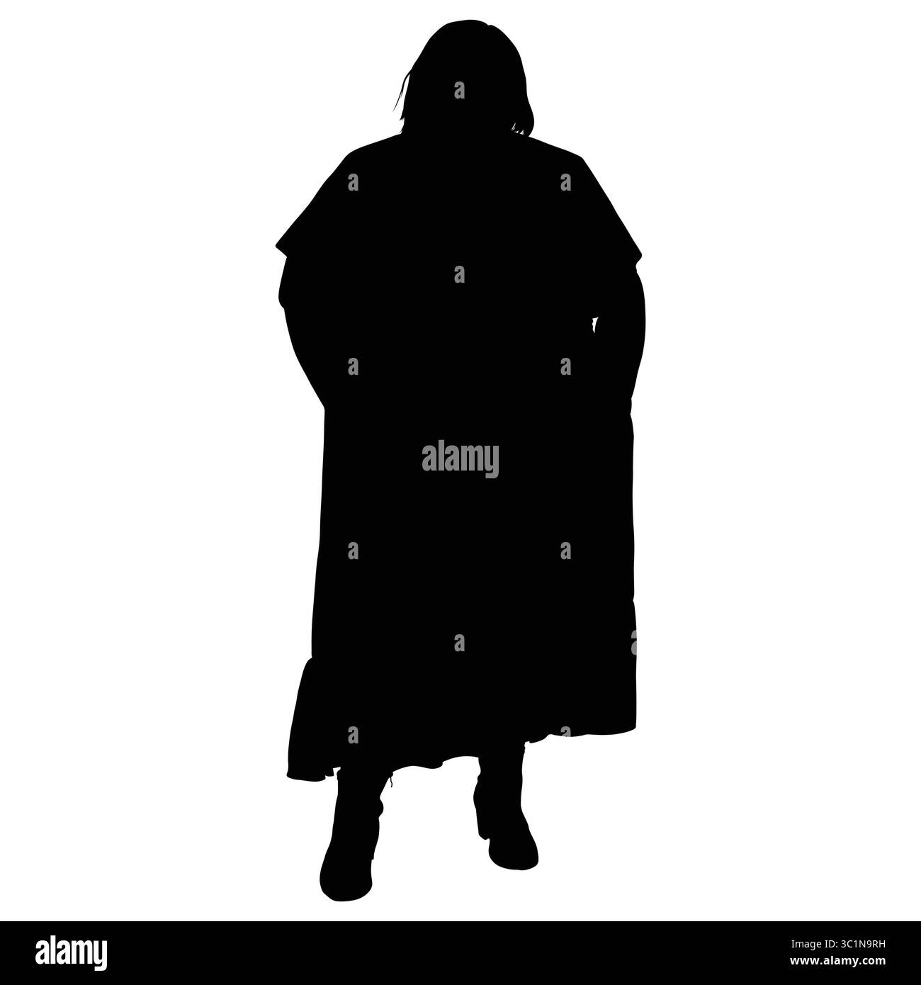 Long dress drawing Black and White Stock Photos & Images - Alamy