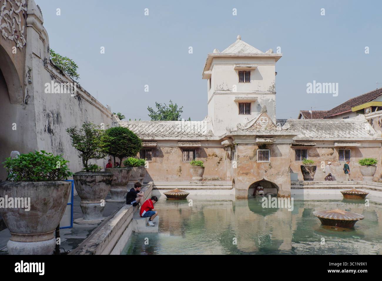 General view of the cultural heritage site, Water Castle (Taman Sari ...