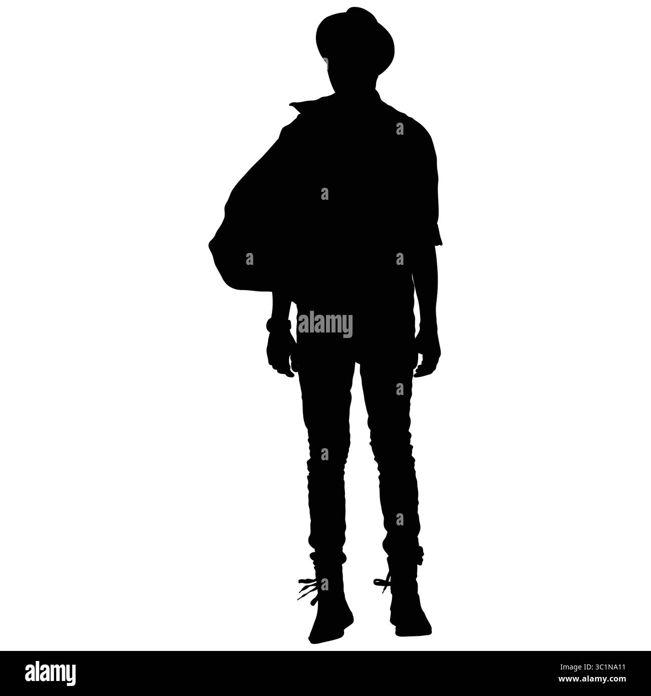 Side view silhouette anonymous Stock Vector Images - Alamy