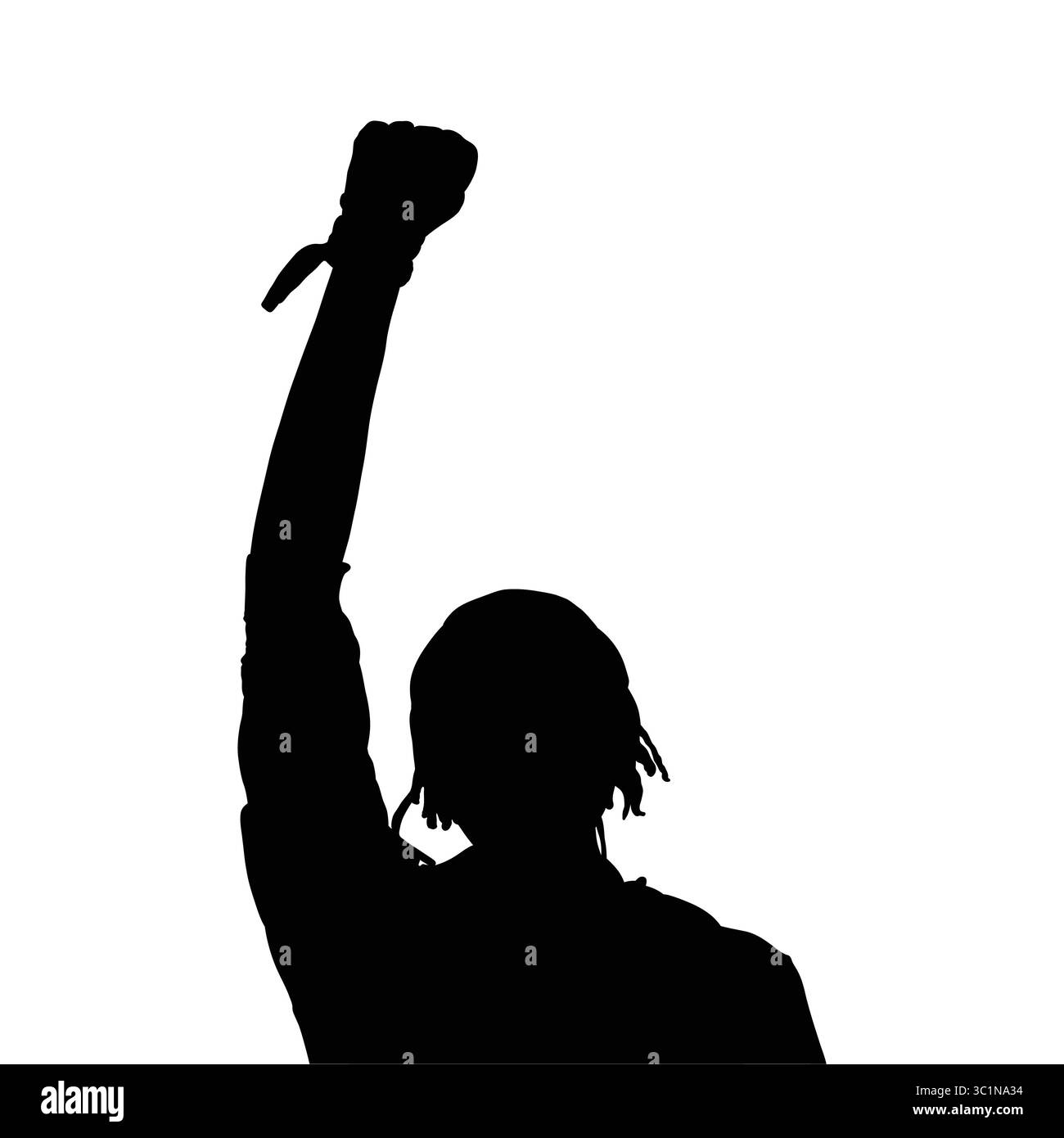 Fist in protest Stock Vector Images - Alamy