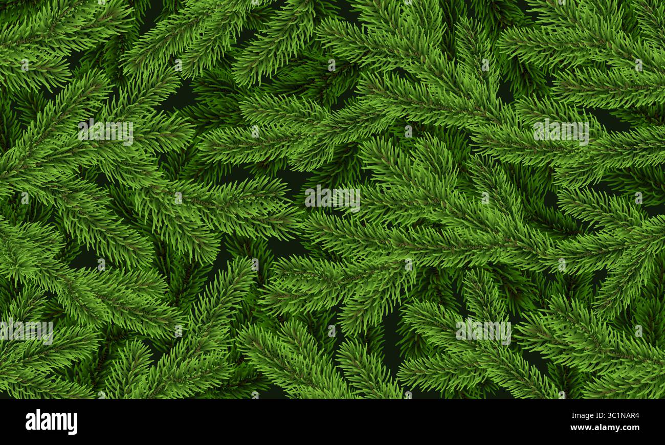 Pine needle background closeup Stock Vector Images - Alamy