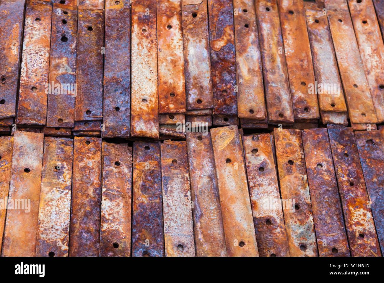 Stack rusty metal construction hi-res stock photography and images - Alamy