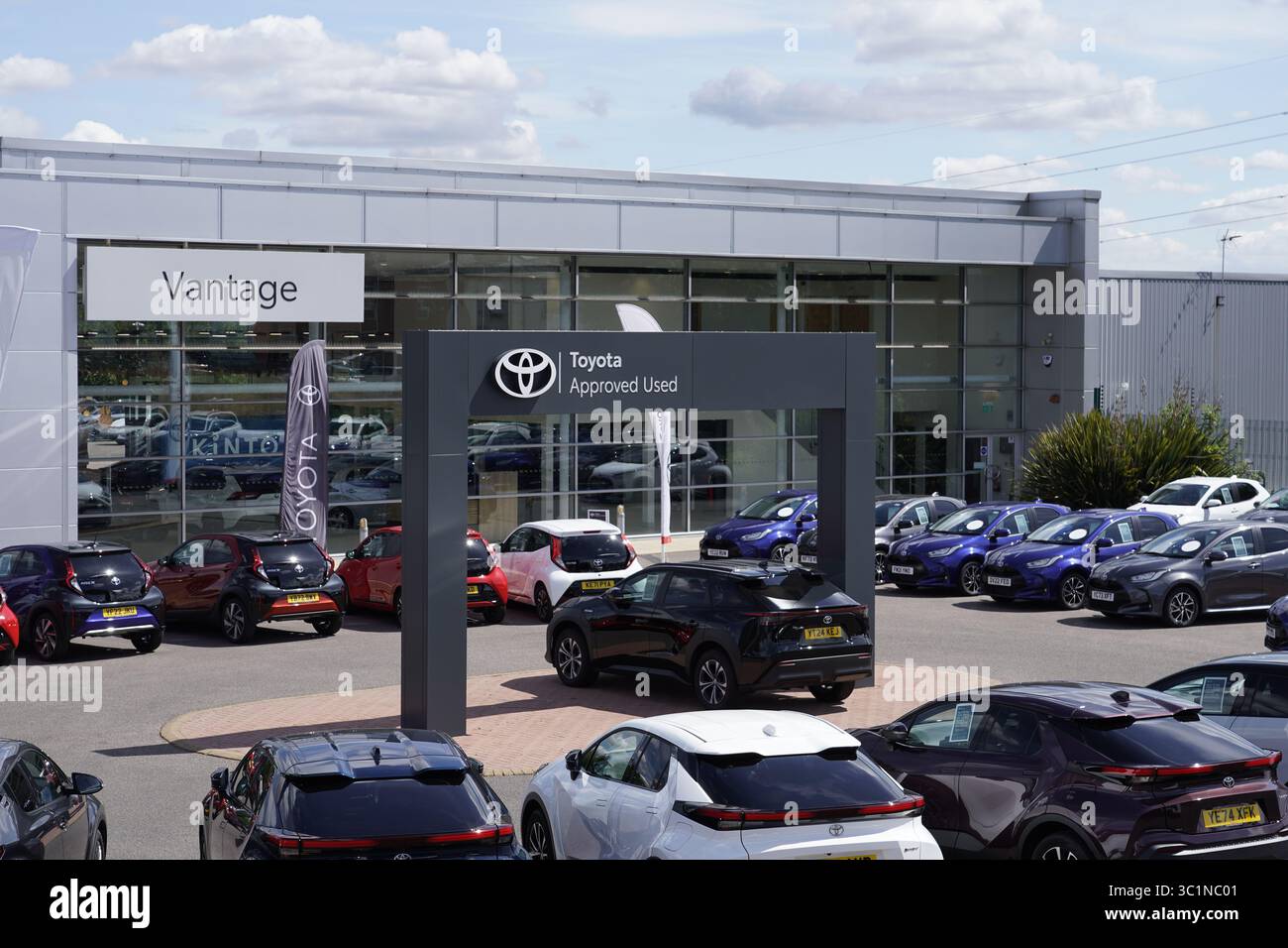 Toyota cars dealership Corporate logo signs in Barnsley, South ...