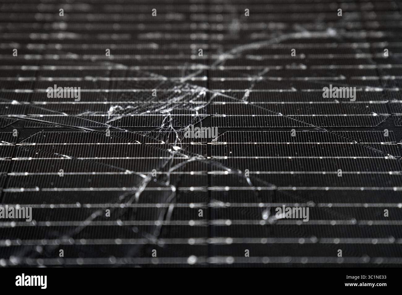 Damaged pv solar panel hi-res stock photography and images - Alamy