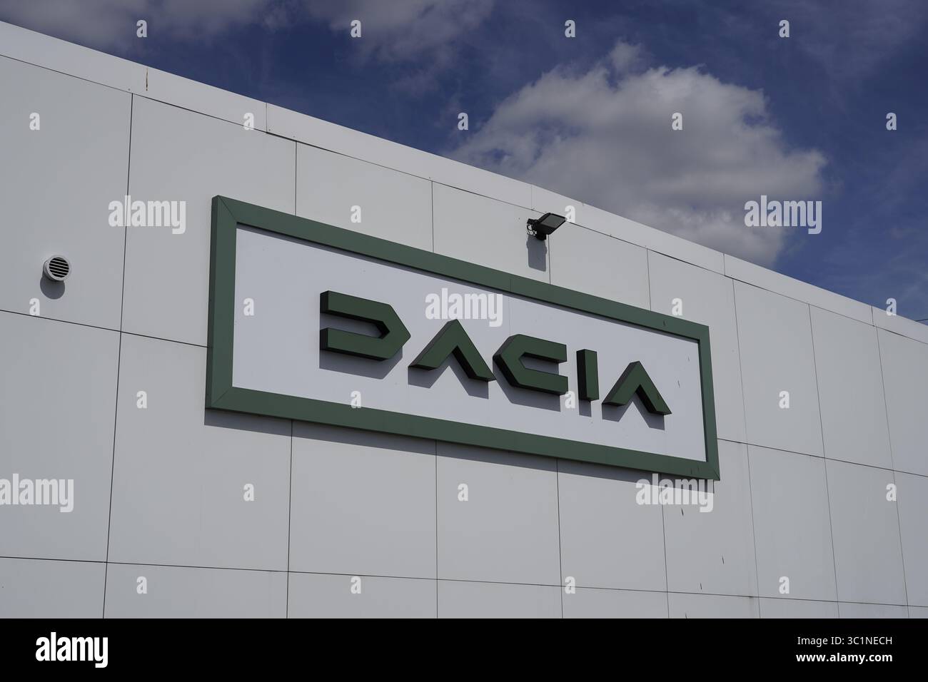 Dacia cars dealership Corporate logo signs in Barnsley, South Yorkshire ...