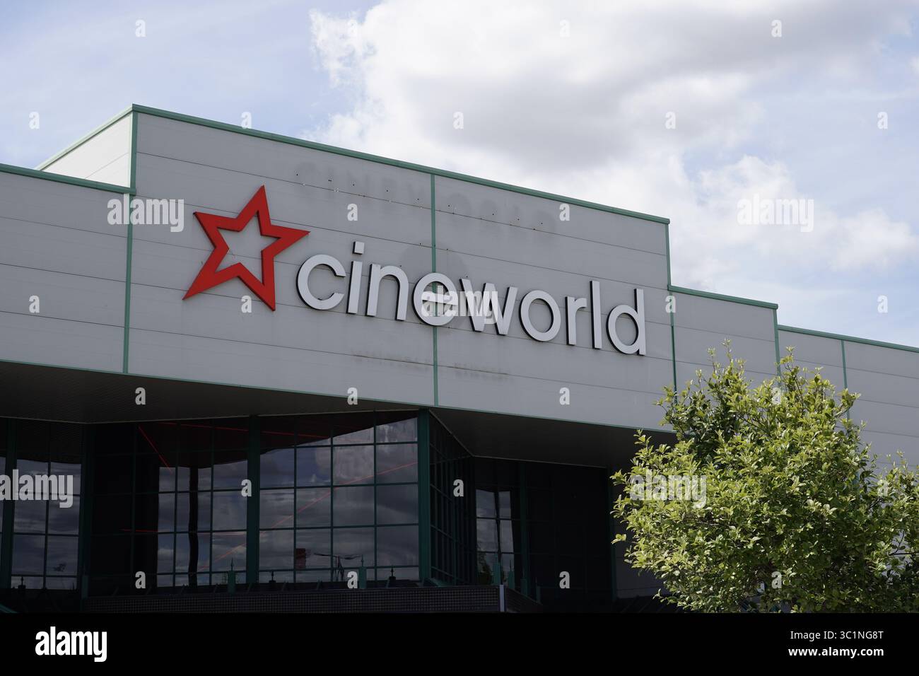 Cineworld Corporate logo signs in Barnsley, South Yorkshire, United ...