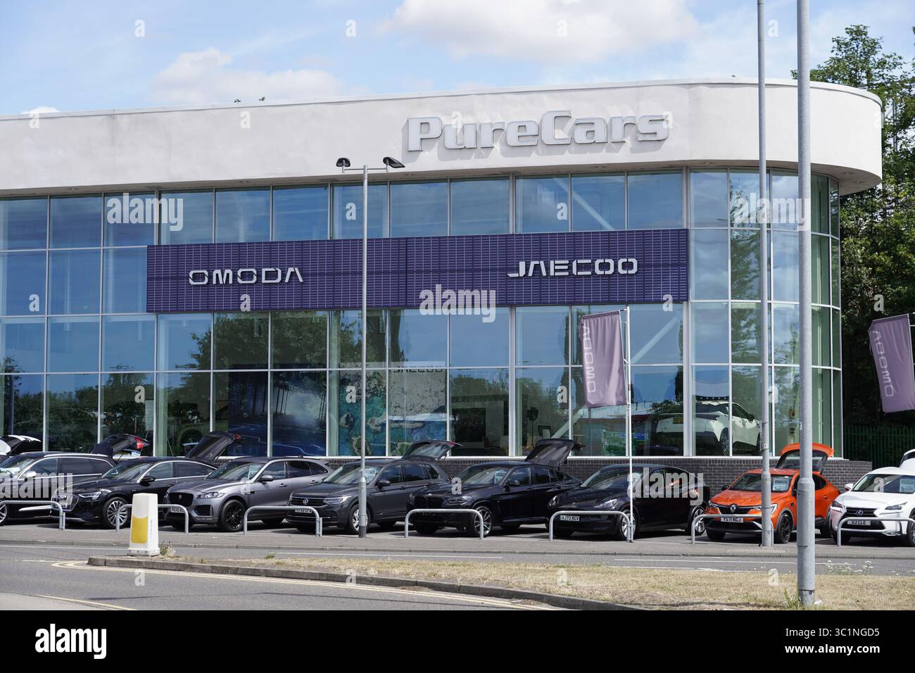 Omoda Jaecoo cars dealership Corporate logo signs in Barnsley, South ...