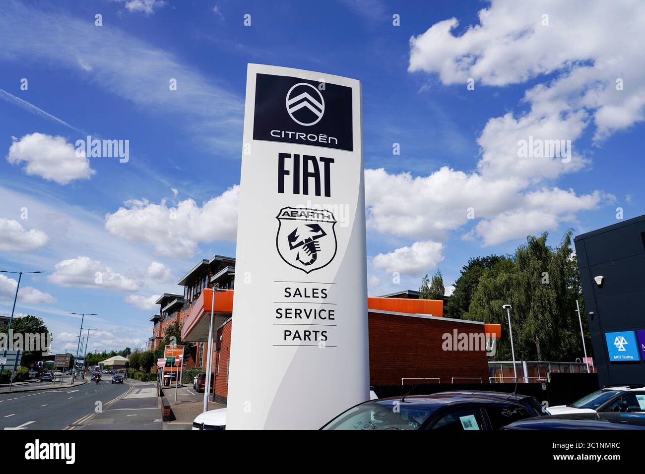 Citroen Abarth Fiat cars dealership Corporate logo signs in Wakefield ...