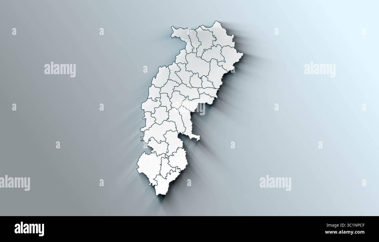 Chhattisgarh map hi-res stock photography and images - Alamy