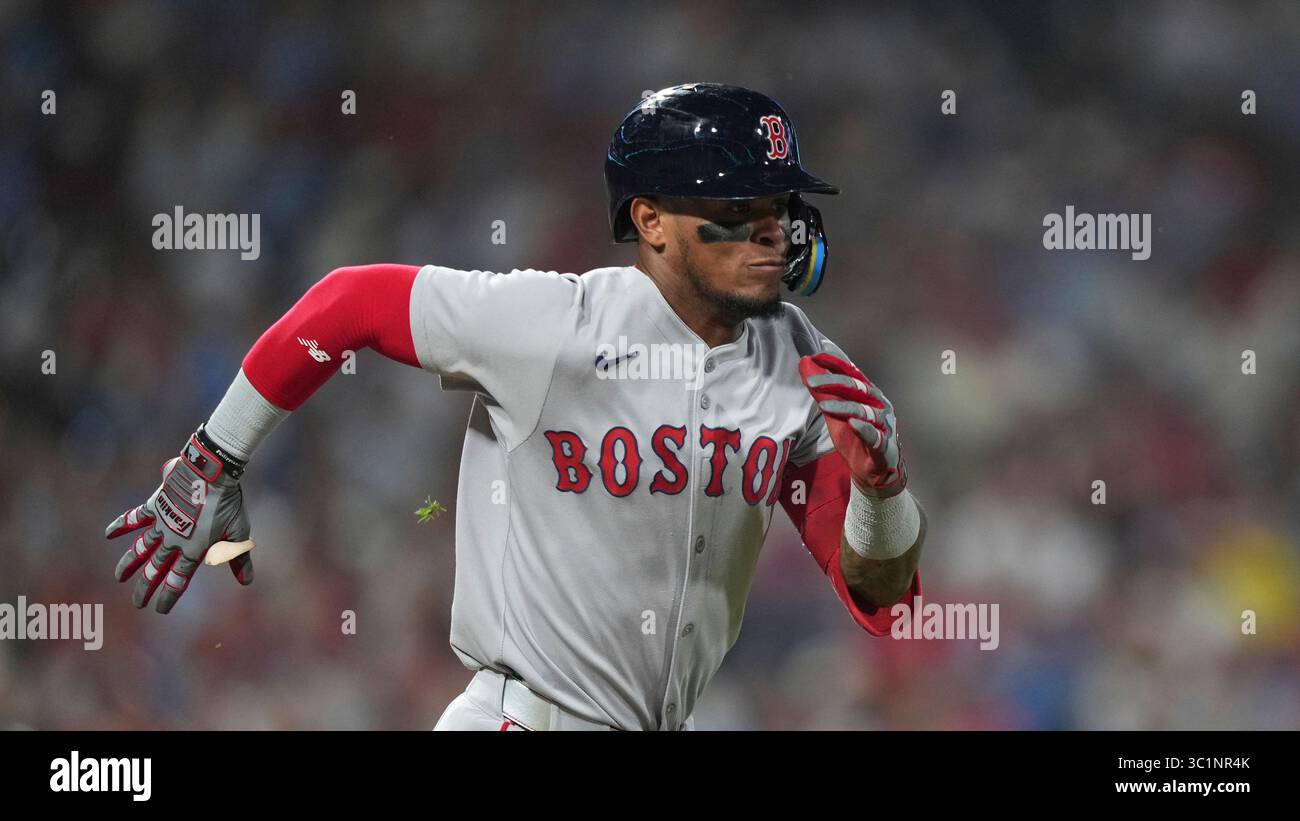 Boston Red Sox's Ceddanne Rafaela plays during a baseball game Tuesday ...