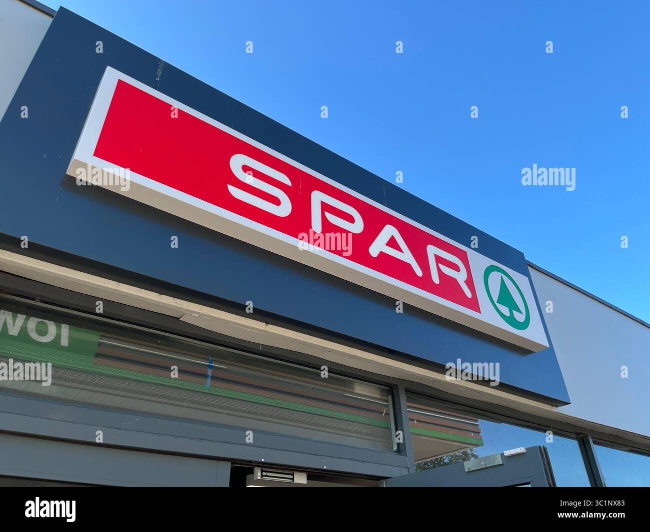 Applegreen petrol station Spar convenience store Corporate logo signs ...