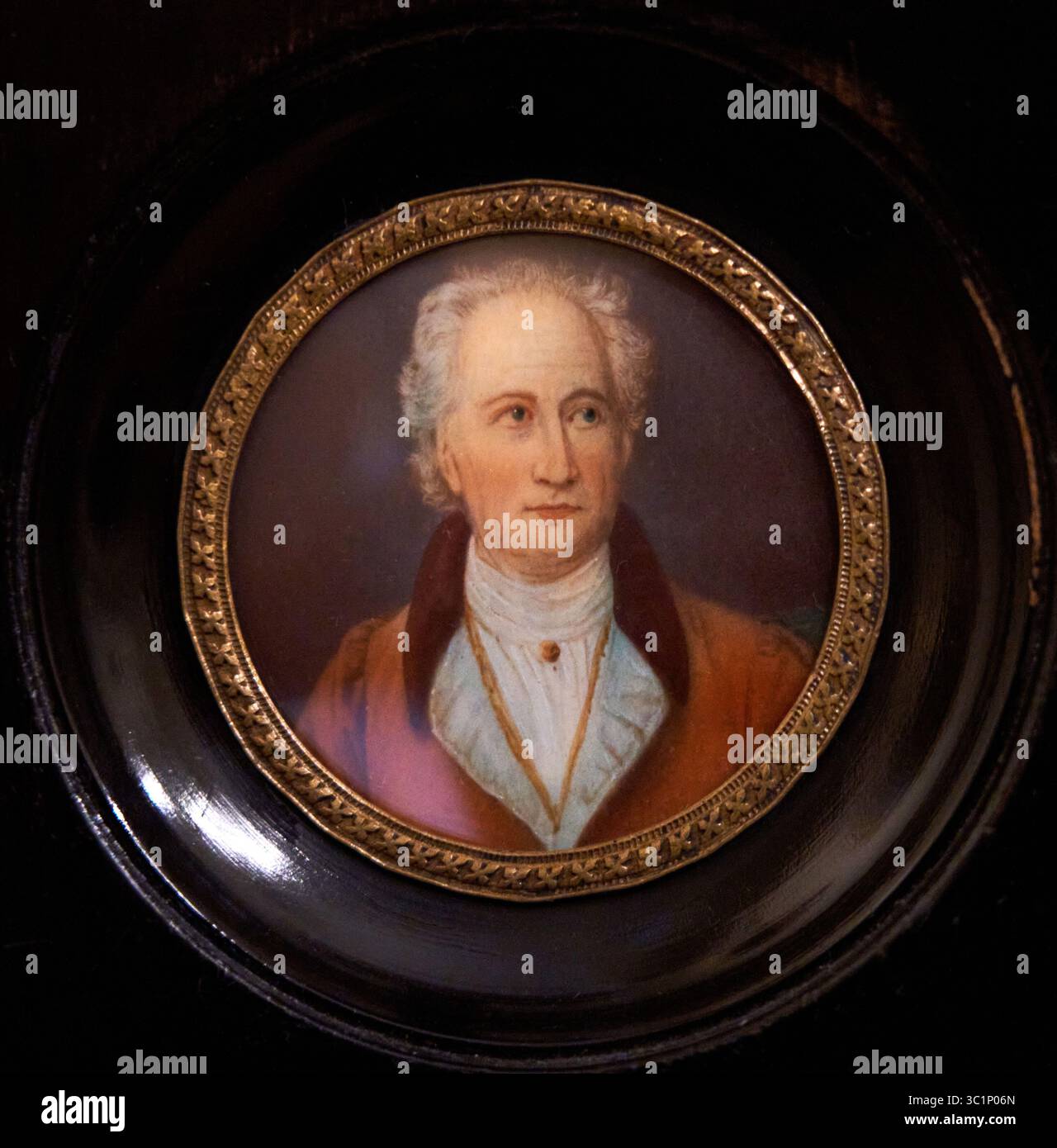 Goethe, 1830, E. M., Gouache and watercolour on ivory, Museo del ...