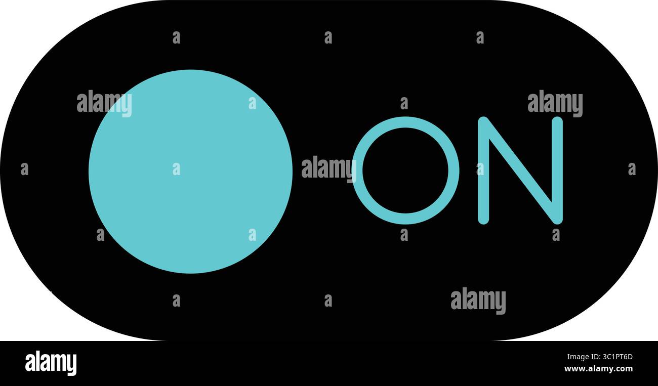 ON elegant button vectors. new On vectors icon Illustration Stock ...