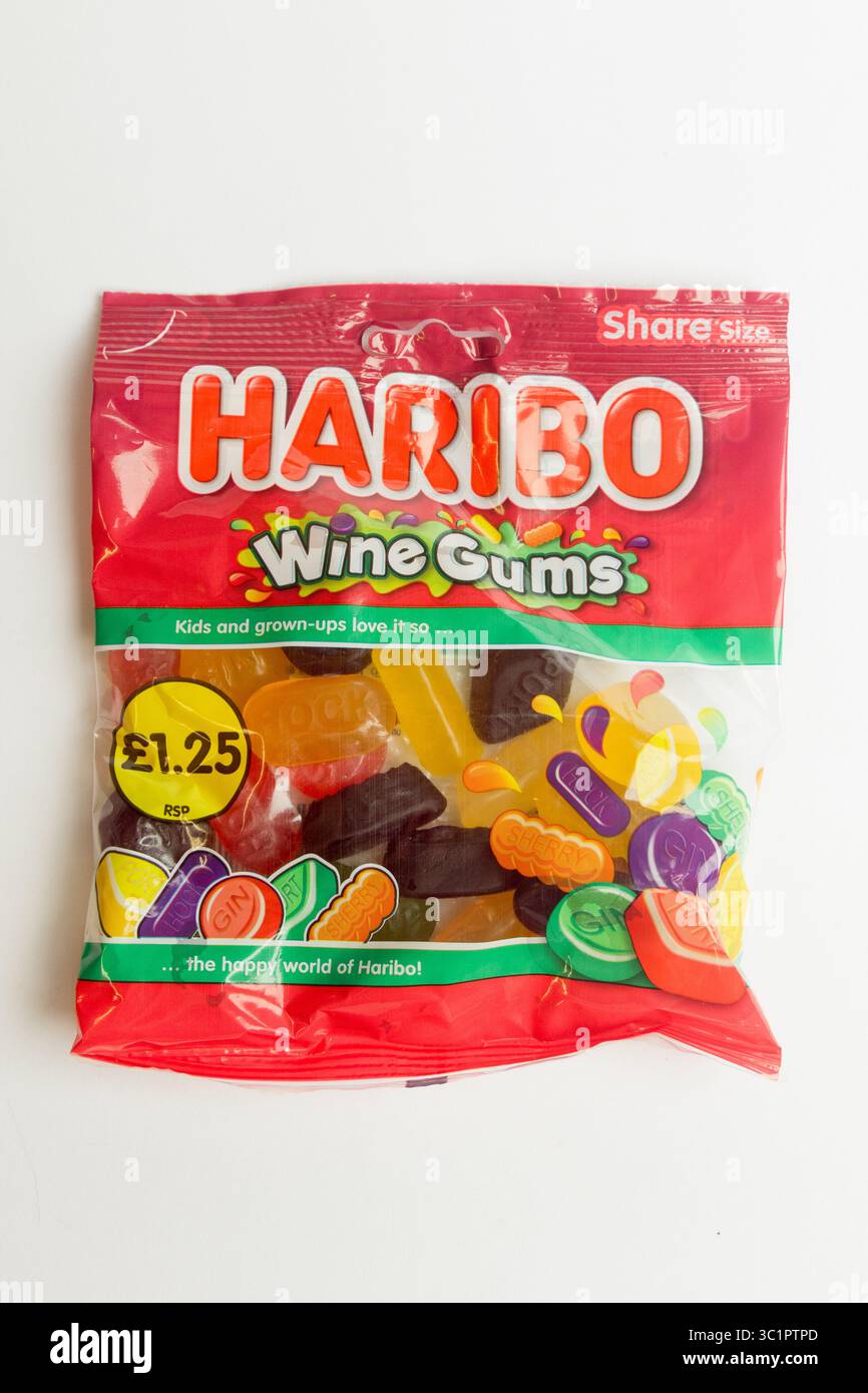 London, United Kingdom, July 21st 2025 :- A View Of A Packet Of Haribo ...