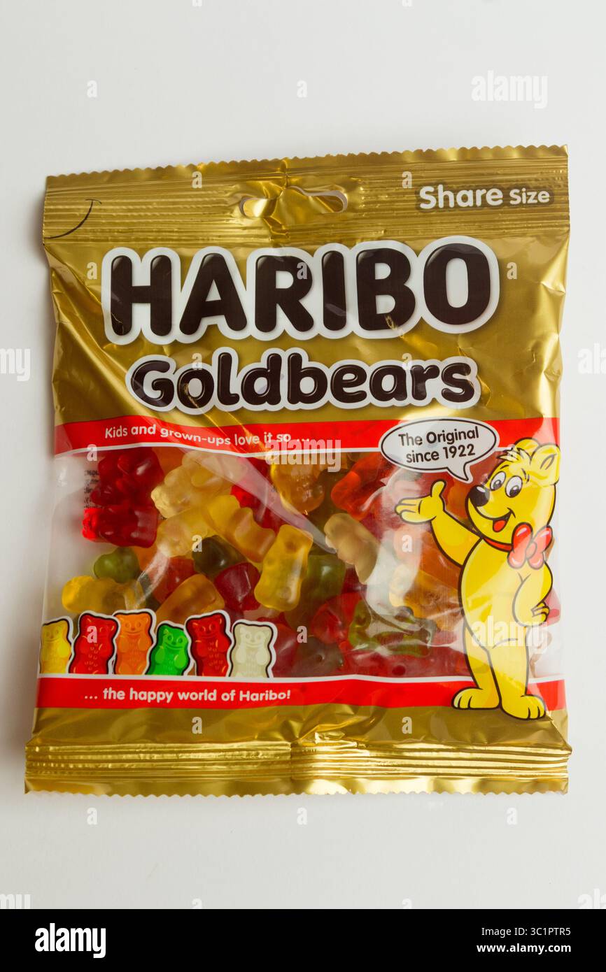 London, United Kingdom, July 21st 2025 :- A View Of A Packet Of Haribo ...