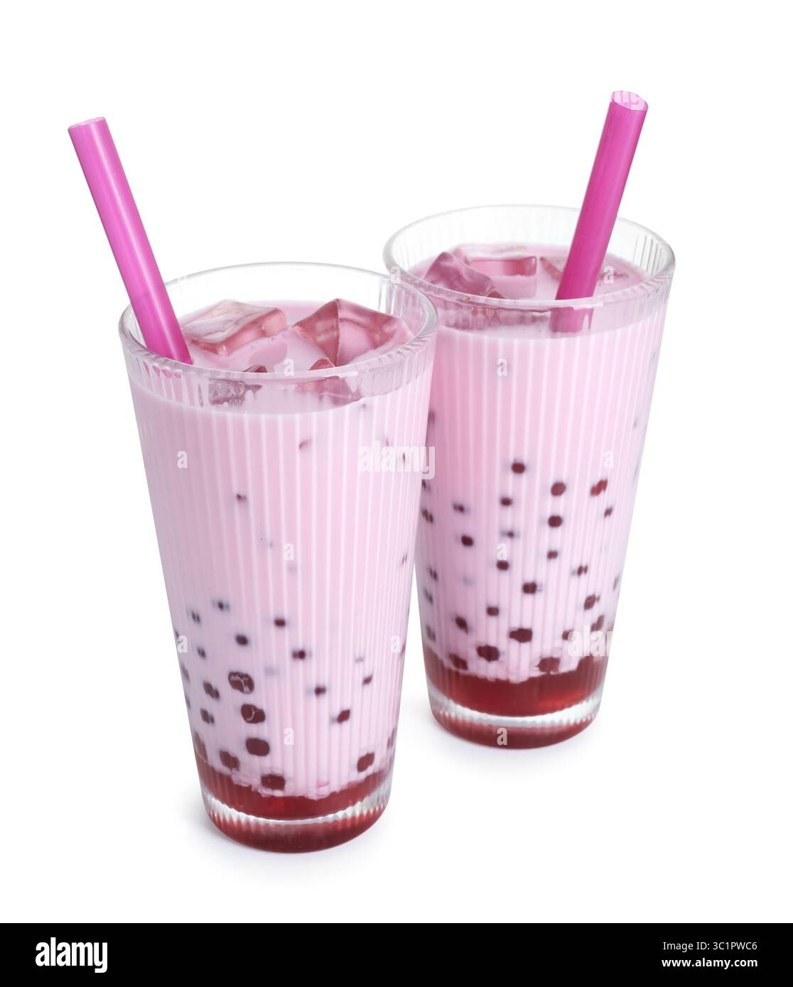 Glasses cold tea on Cut Out Stock Images & Pictures - Alamy