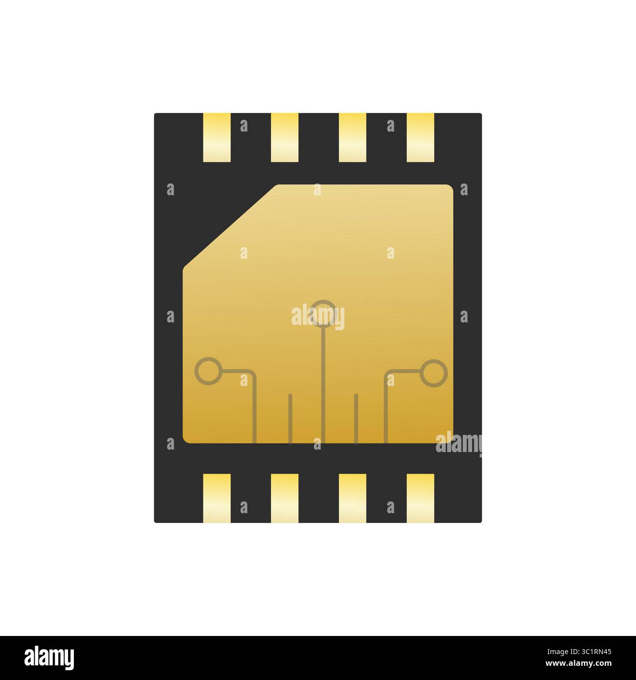Esim icon wireless cyberspace line chip. Circuit card for device ...